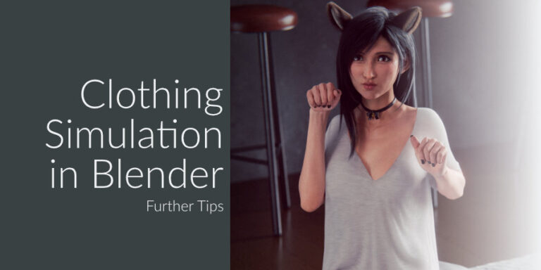 Further Tips for Blender - Daz3D Clothing Simulation - Nabesaka