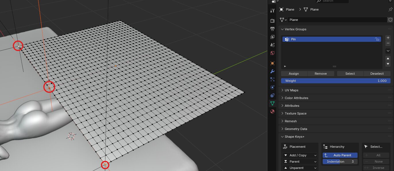 Controlling Cloth Simulations in Blender - Nabesaka